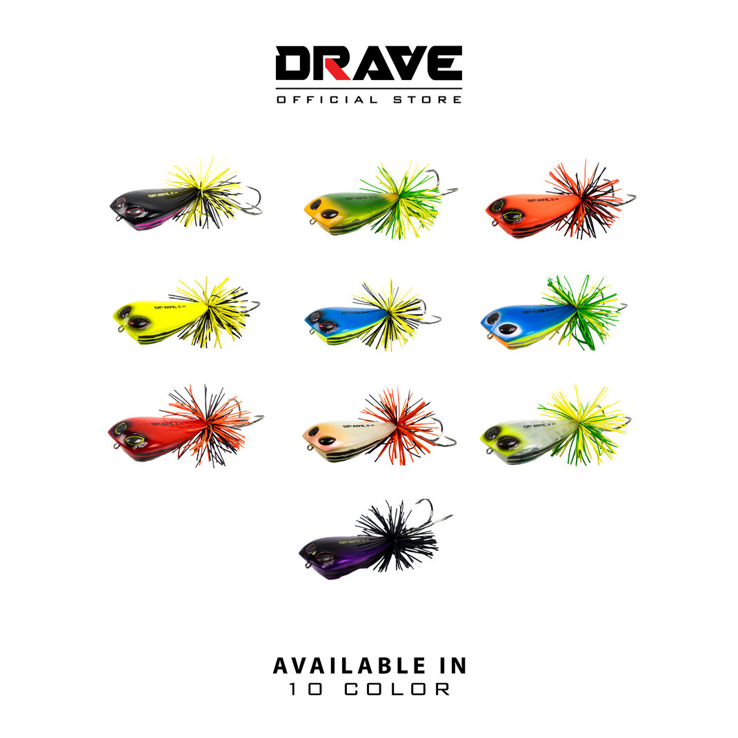 Jump Frog 65mm Topwater Fishing Lure | Premium Bass Fishing Bait ...